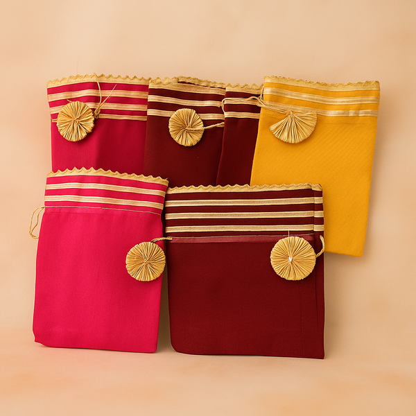 Small Suruku Pai | Traditional Cloth Drawstring Pouch | Ideal for Retu ...